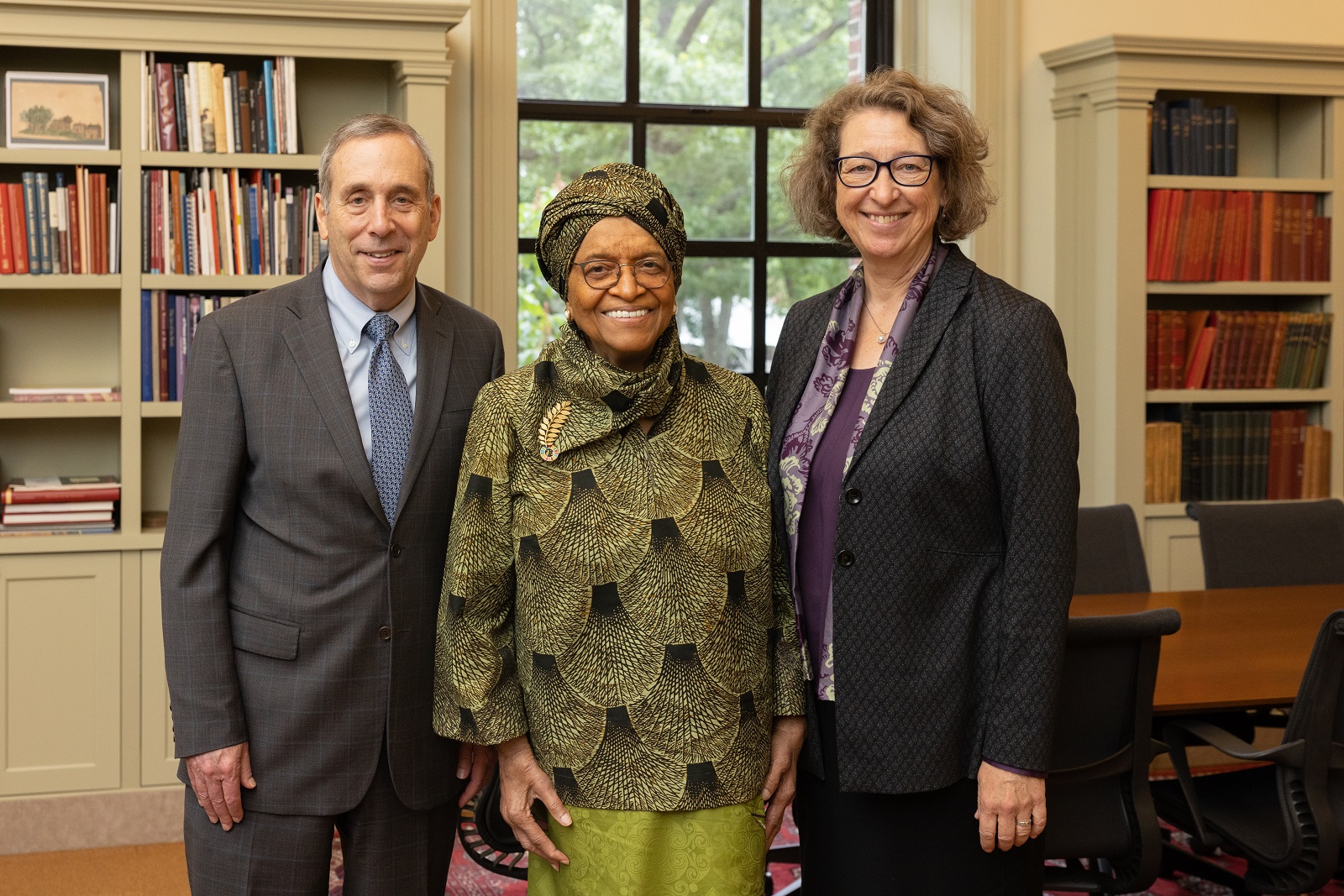 Former Liberian President Ellen Johnson Sirleaf Partners with Harvard ...