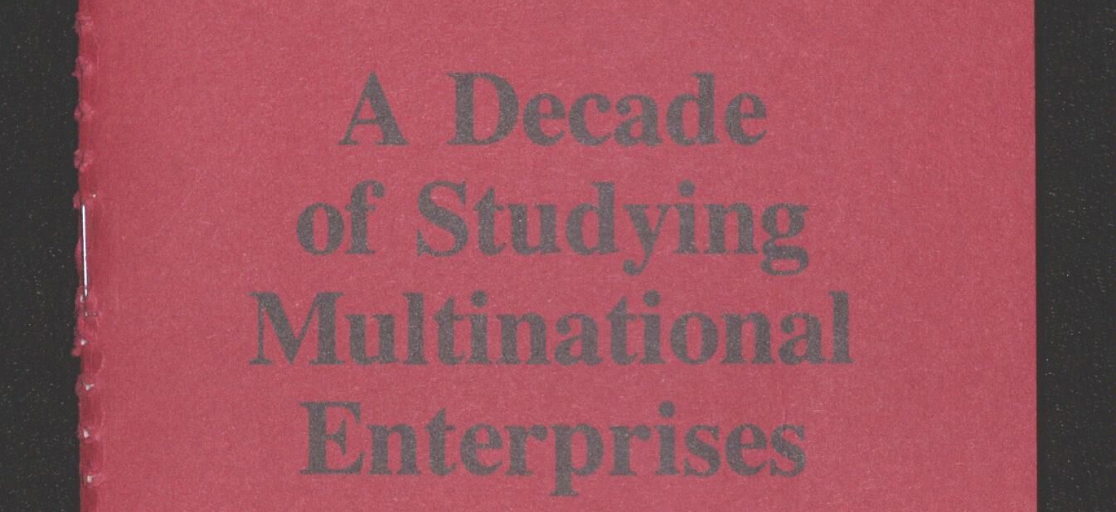multinational enterprise